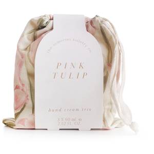 The Somerset Toiletry Co. Pink Tulip Hand Cream Trio - Beauty Naturals